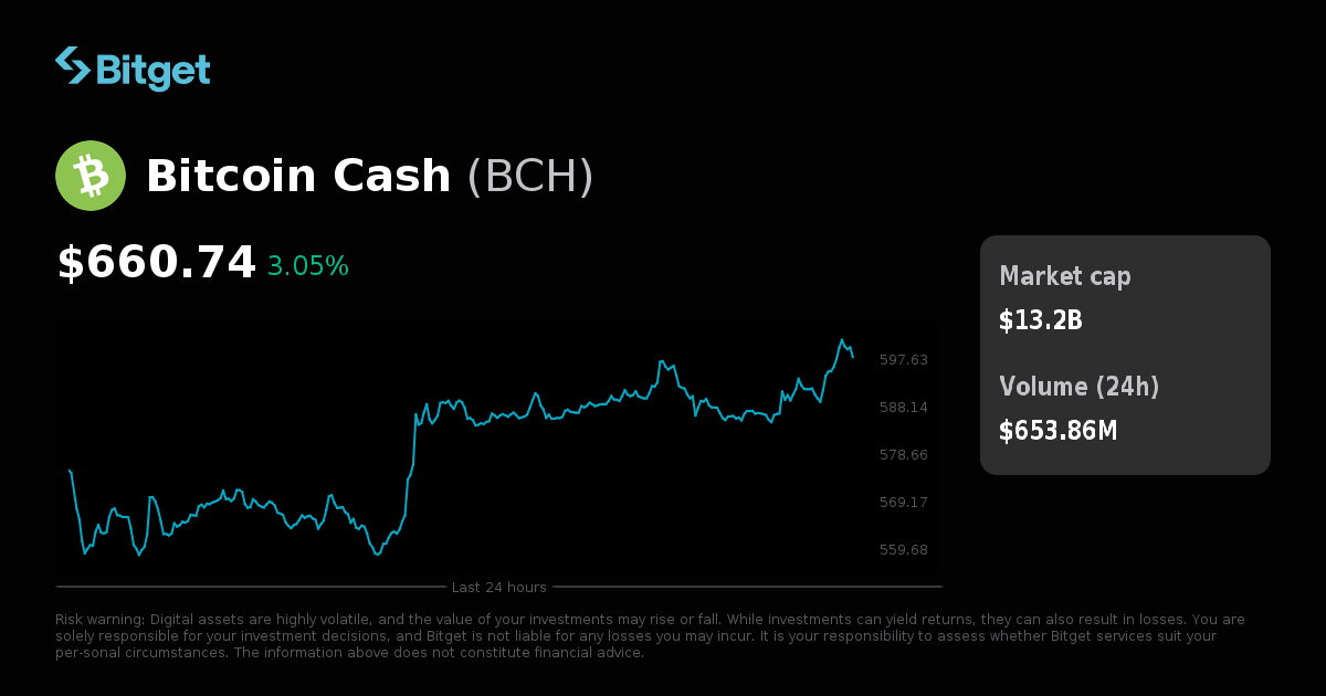 Bitcoin Cash Price USD, BCH Price Live Charts, Market Cap & News