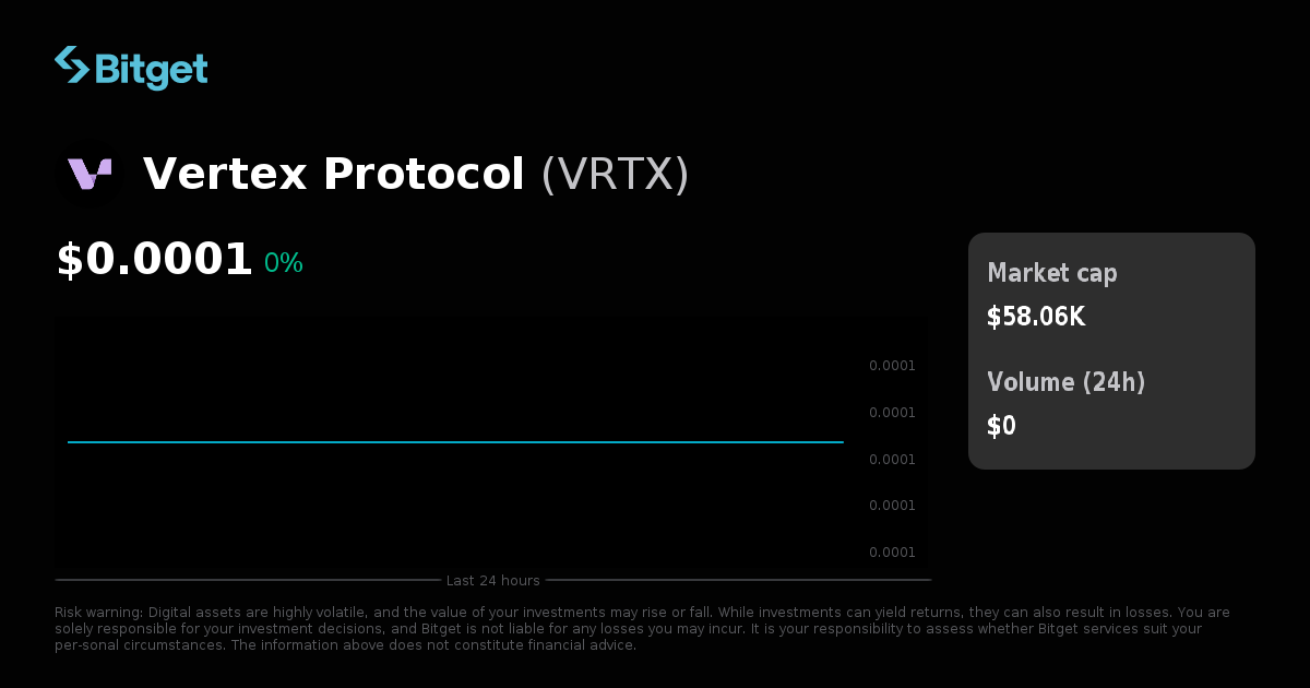 Vertex Protocol Price USD, VRTX Price Live Charts, Market Cap & News
