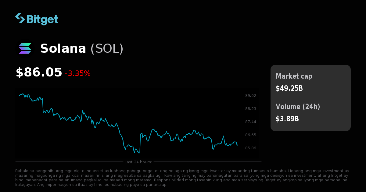 Solana Price USD, SOL Price Live Charts, Market Cap & News