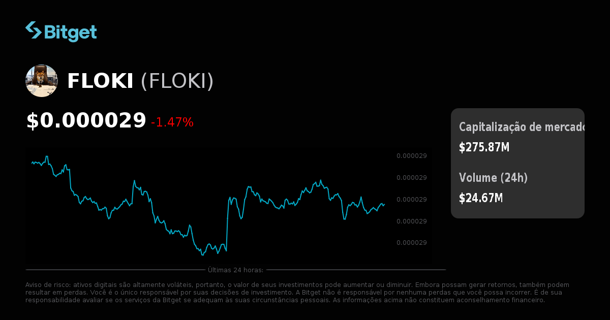 Preço de FLOKI em USD, gráficos, capitalização de mercado e notícias de ...