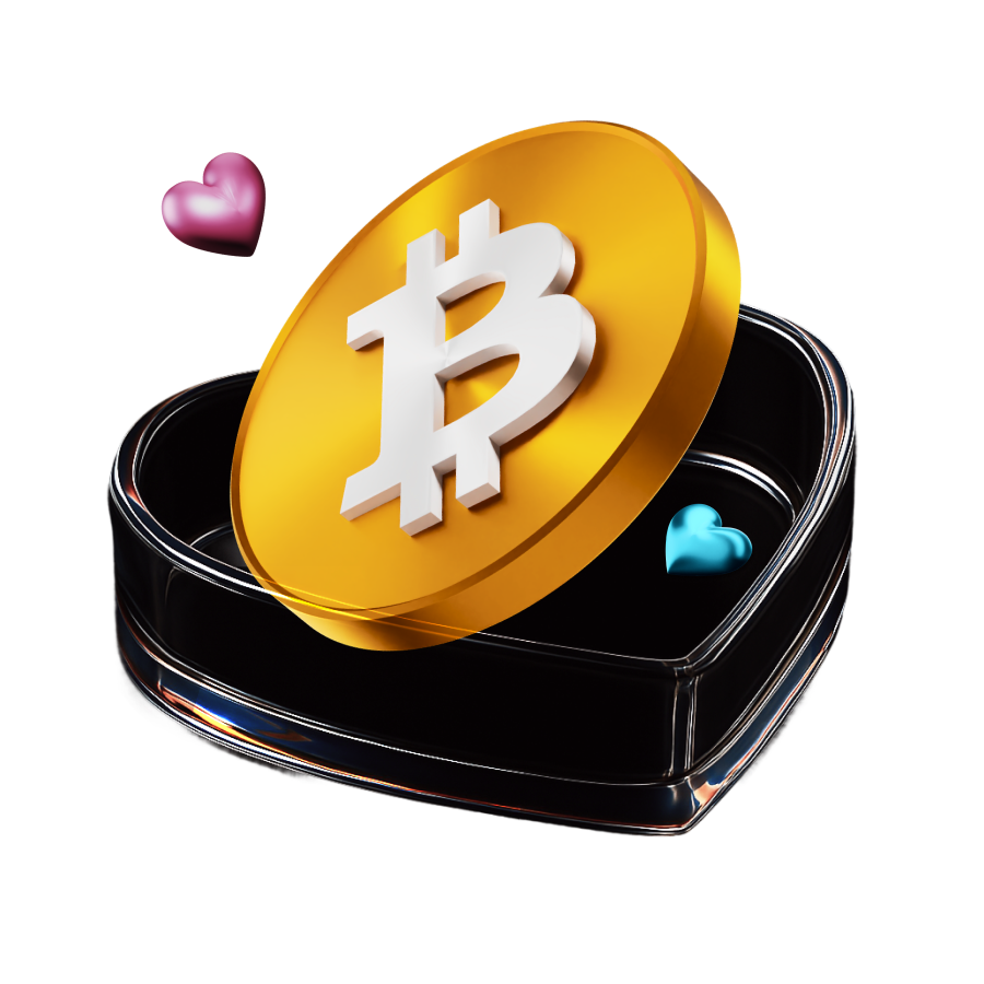 Spread the love to your friends & get $300 in BTC!